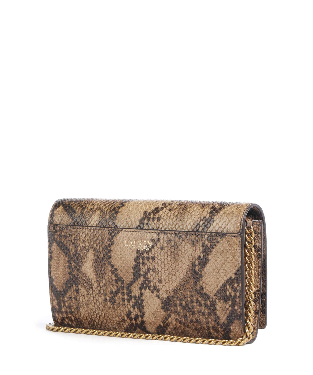 Lauren Ralph Lauren Adair II Large Portemonnee gebosseleerde rundleer ...
